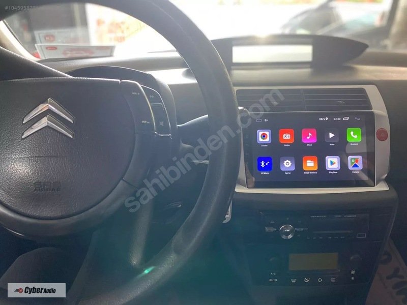 CYBERAUDIO CITROEN C4 2008 2011 KABLOSUZ CARPLAY MULTİMEDYA NAVİGASYON ...