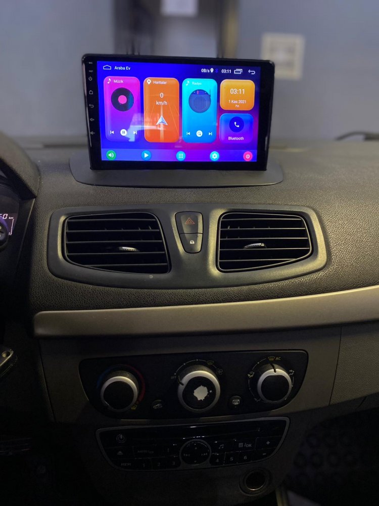 RENAULT FLUENCE KABLOSUZ CARPLAY MULTİMEDYA NAVİGASYON ANDROİD ...